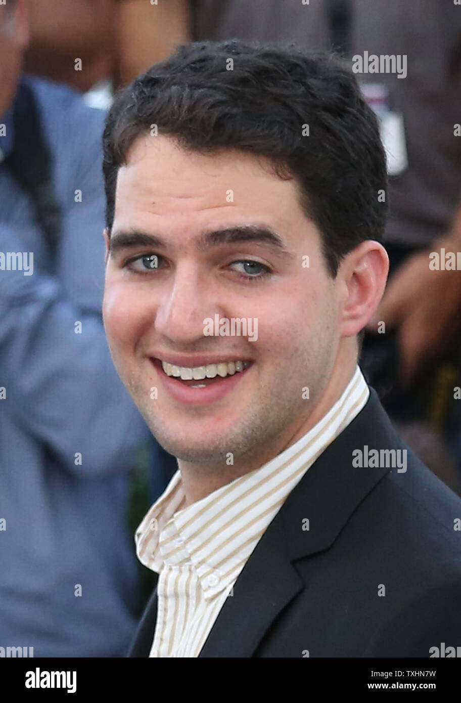 Benny Safdie arrives at a photocall for the film "Good Time" during the ...