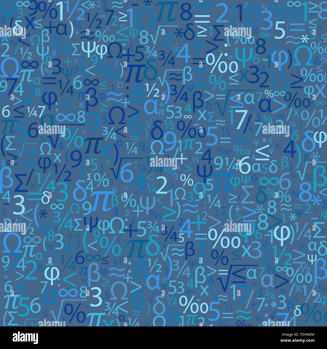 Colorful background with numbers, vector Stock Vector Image & Art - Alamy