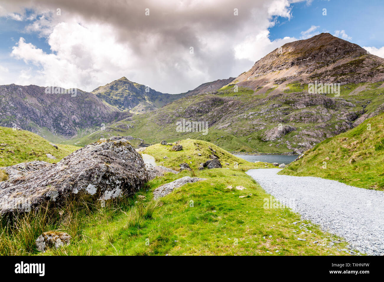 Crib goch snowdon hi-res stock photography and images - Alamy