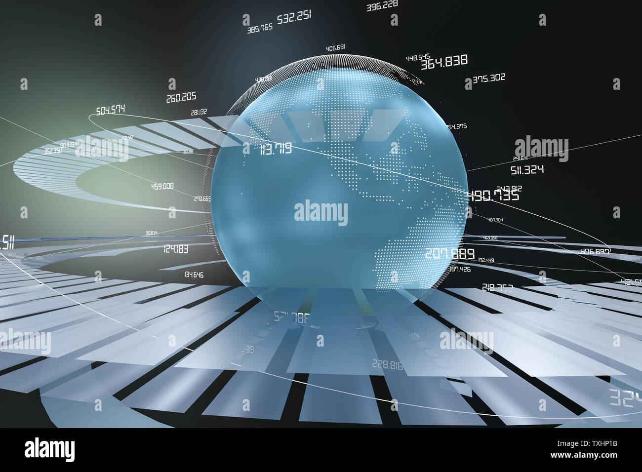 Circular data graphics hi-res stock photography and images - Alamy