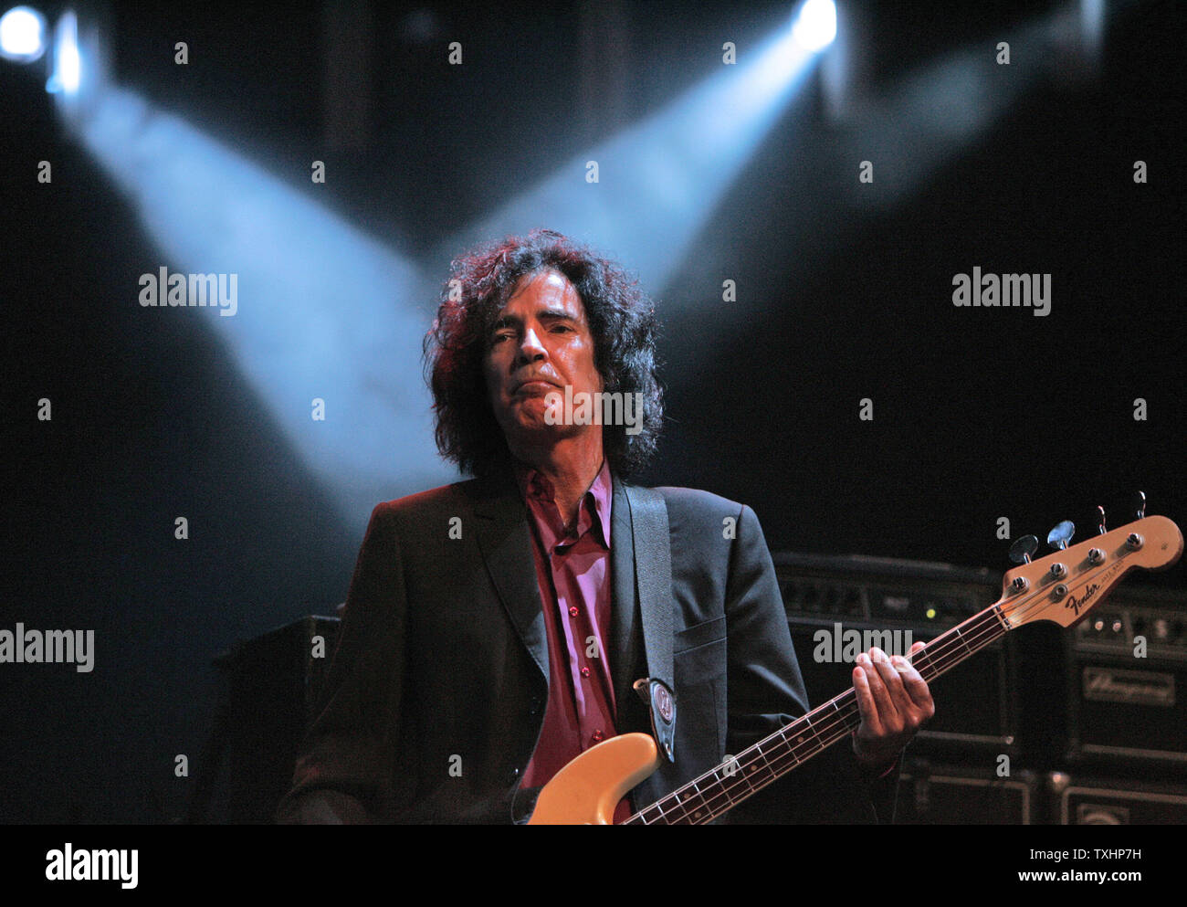 Ron Blair of Tom Petty and the Heartbreakers performs in concert at ...