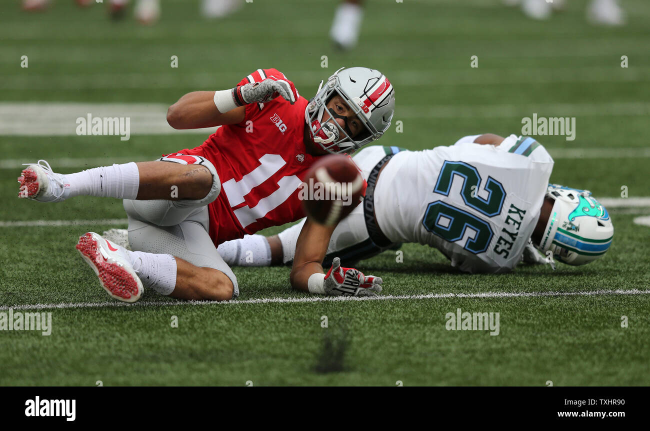 Tulanes' Thakarius Keys is called for pass interference against Ohio ...