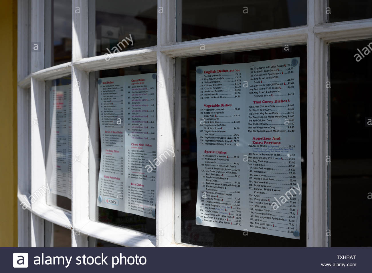 Chinese Restaurant Menu Card High Resolution Stock Photography and ...