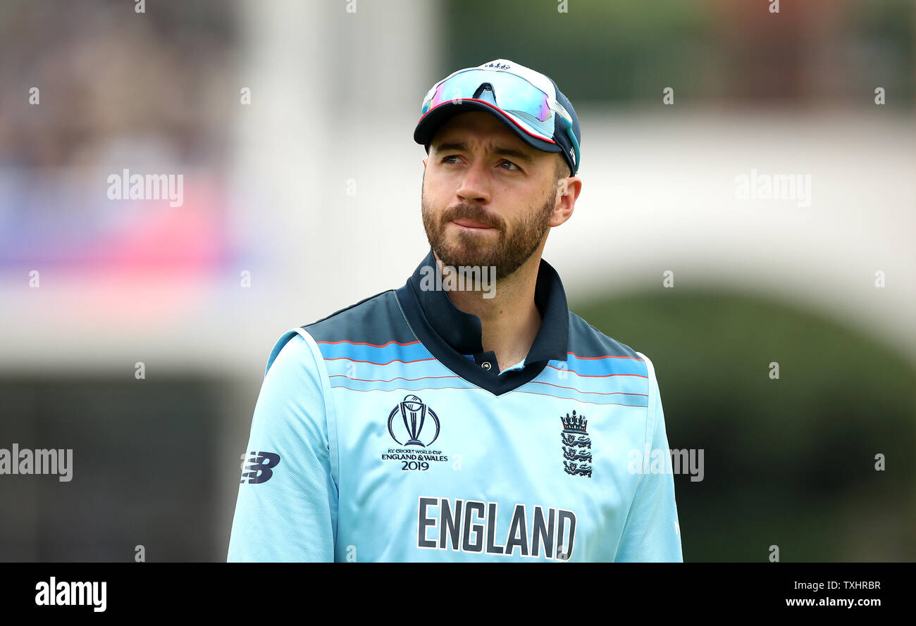 England's James Vince during the ICC Cricket World Cup group stage ...