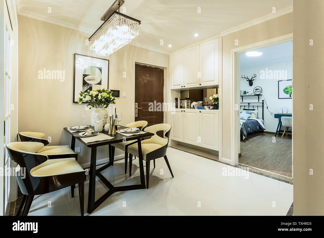 Interior Design Model Room Stock Photo - Alamy