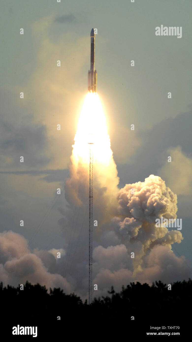 A NASA Delta 2 rocket launches at 7:34 AM from the Cape Canaveral Air ...