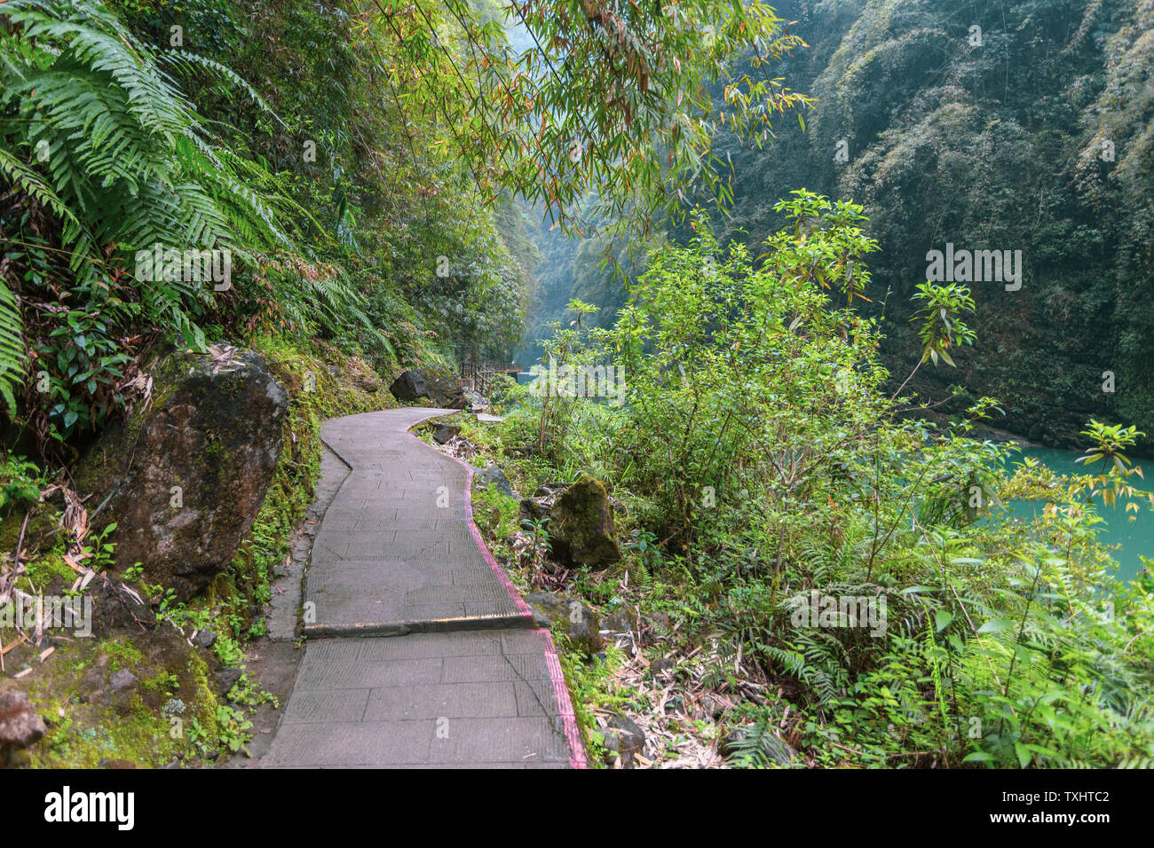 Pengshui Ai River Scenic Area Stock Photo - Alamy