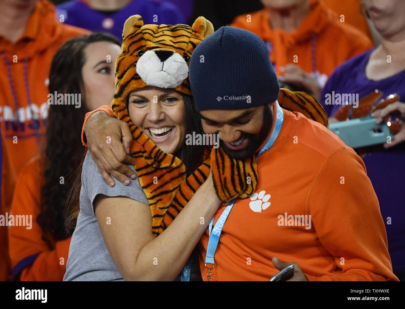 Clemson fans in stands hi-res stock photography and images - Alamy