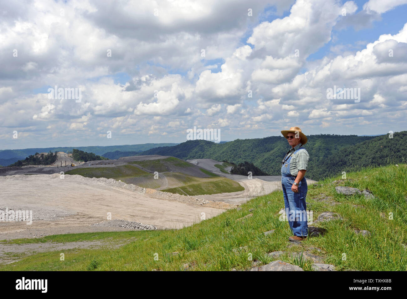 Larry Gibson walks on his land on Kayford Mountain in southern West ...