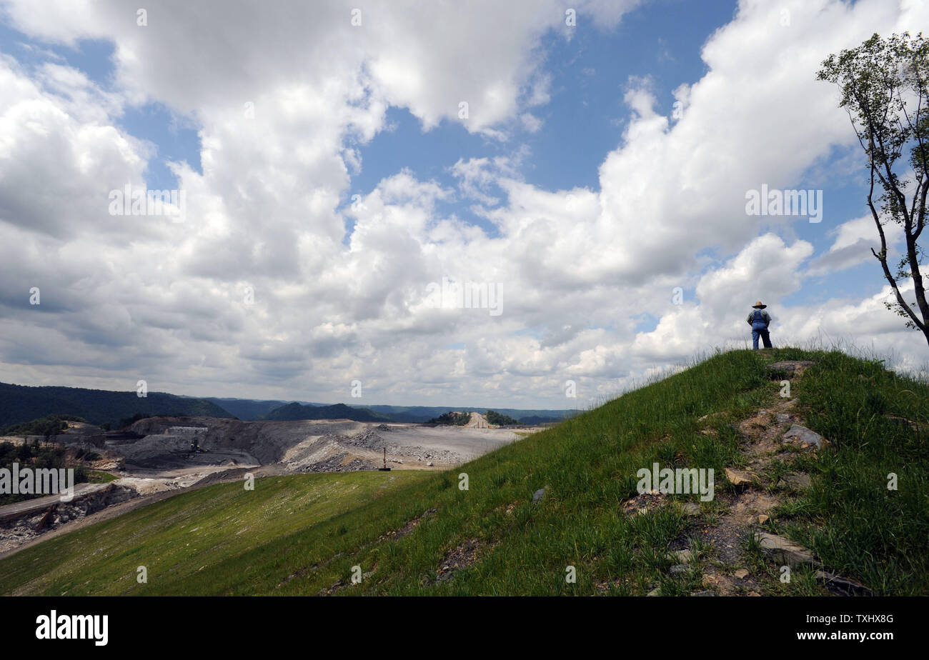 Larry Gibson walks on his land on Kayford Mountain in southern West ...