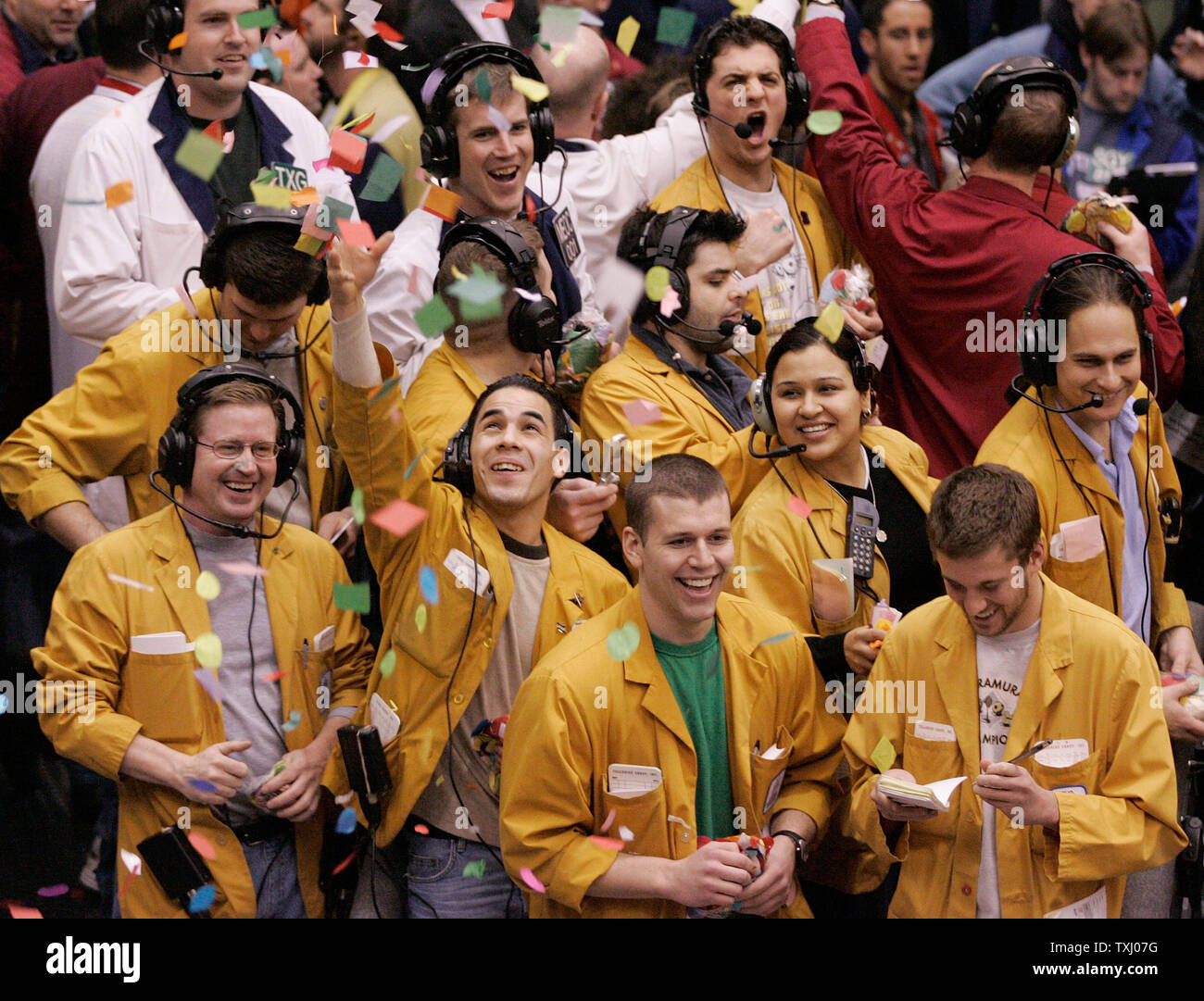 Eurodollar pit in chicago mercantile hi-res stock photography and ...