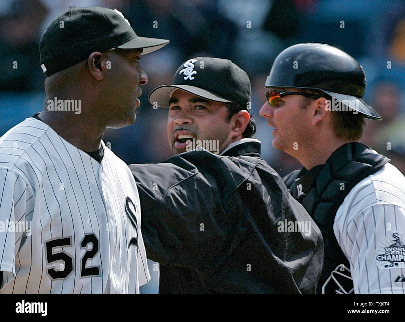 Jose contreras ozzie guillen hi-res stock photography and images - Alamy