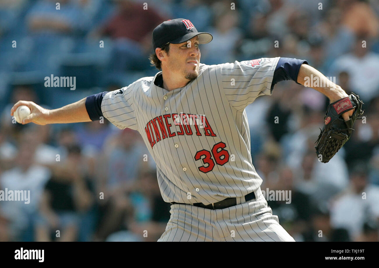 Minnesota Twins closer Joe Nathan (36) delivers a pitch during the ...