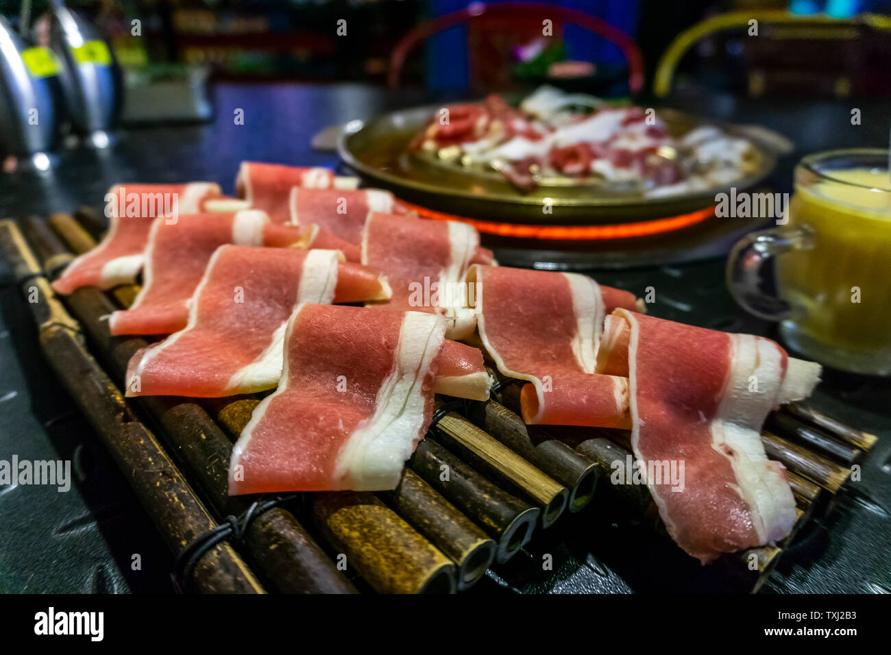 Beef hotpot material Stock Photo - Alamy