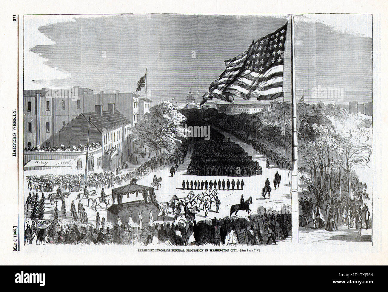 Abraham lincoln funeral hi-res stock photography and images - Alamy