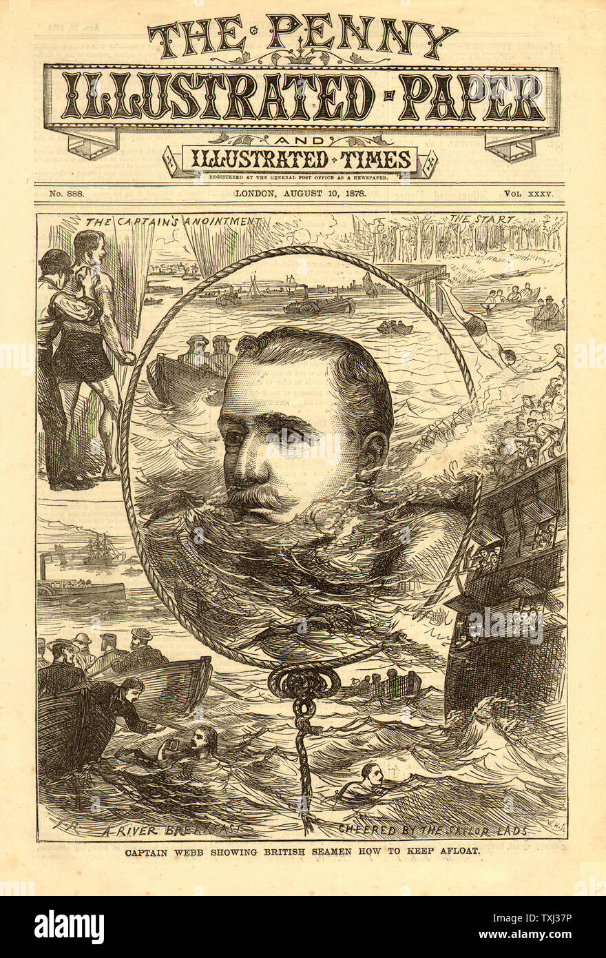 Captain matthew webb, hi-res stock photography and images - Alamy