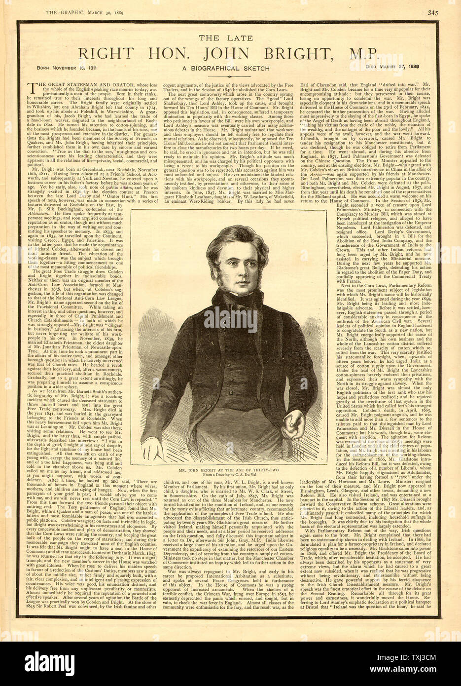John bright hi-res stock photography and images - Alamy