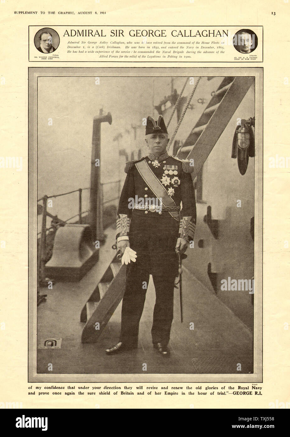 Sir george gallaghan hi-res stock photography and images - Alamy