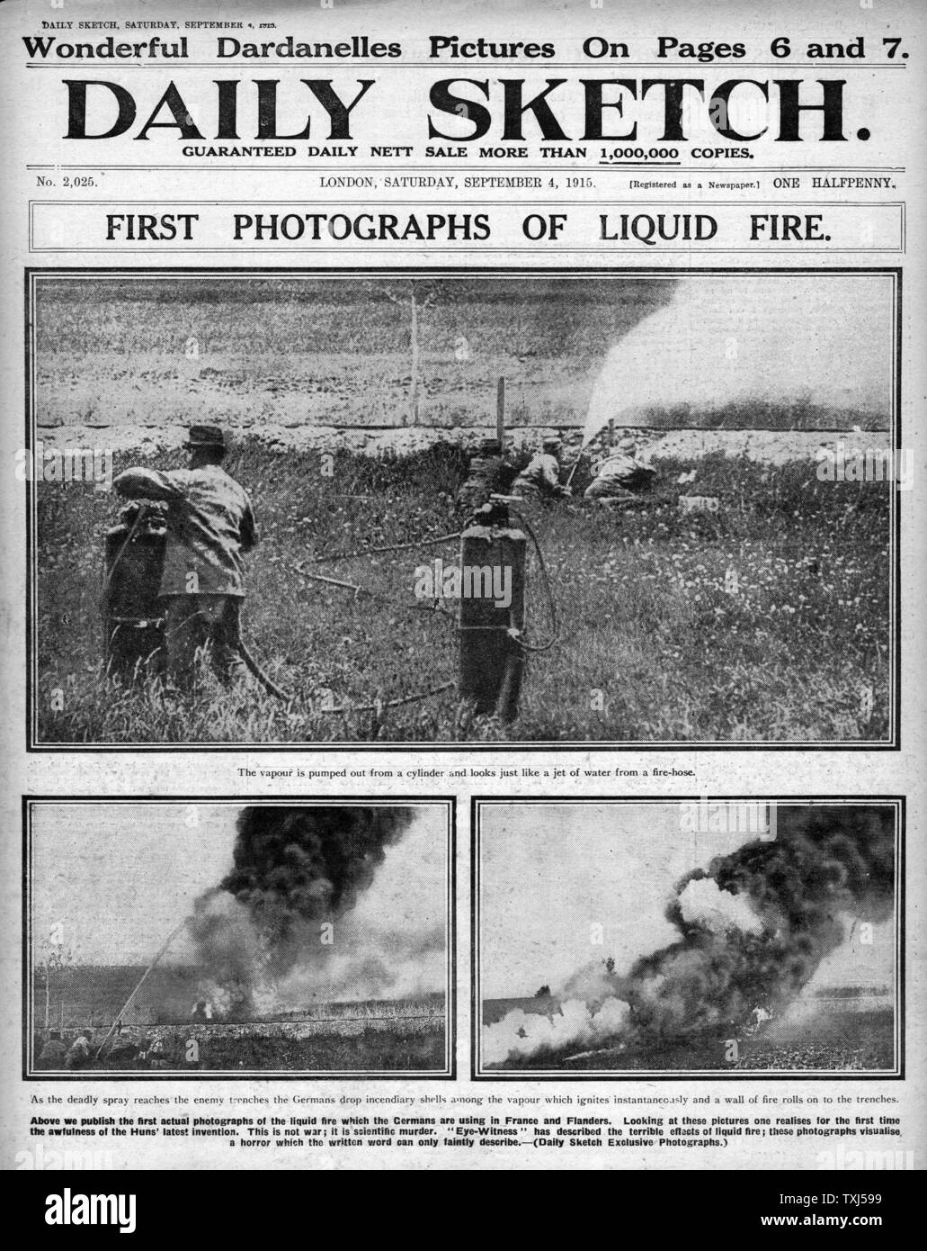 Ww1 Flamethrower Drawing