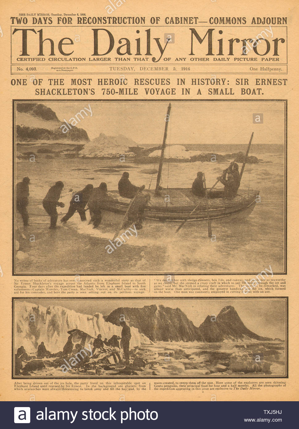 Ernest Shackleton Endurance Expedition High Resolution Stock ...