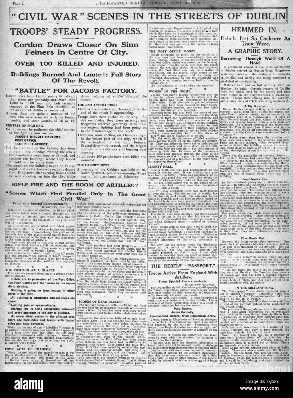 British easter rising Black and White Stock Photos & Images - Alamy