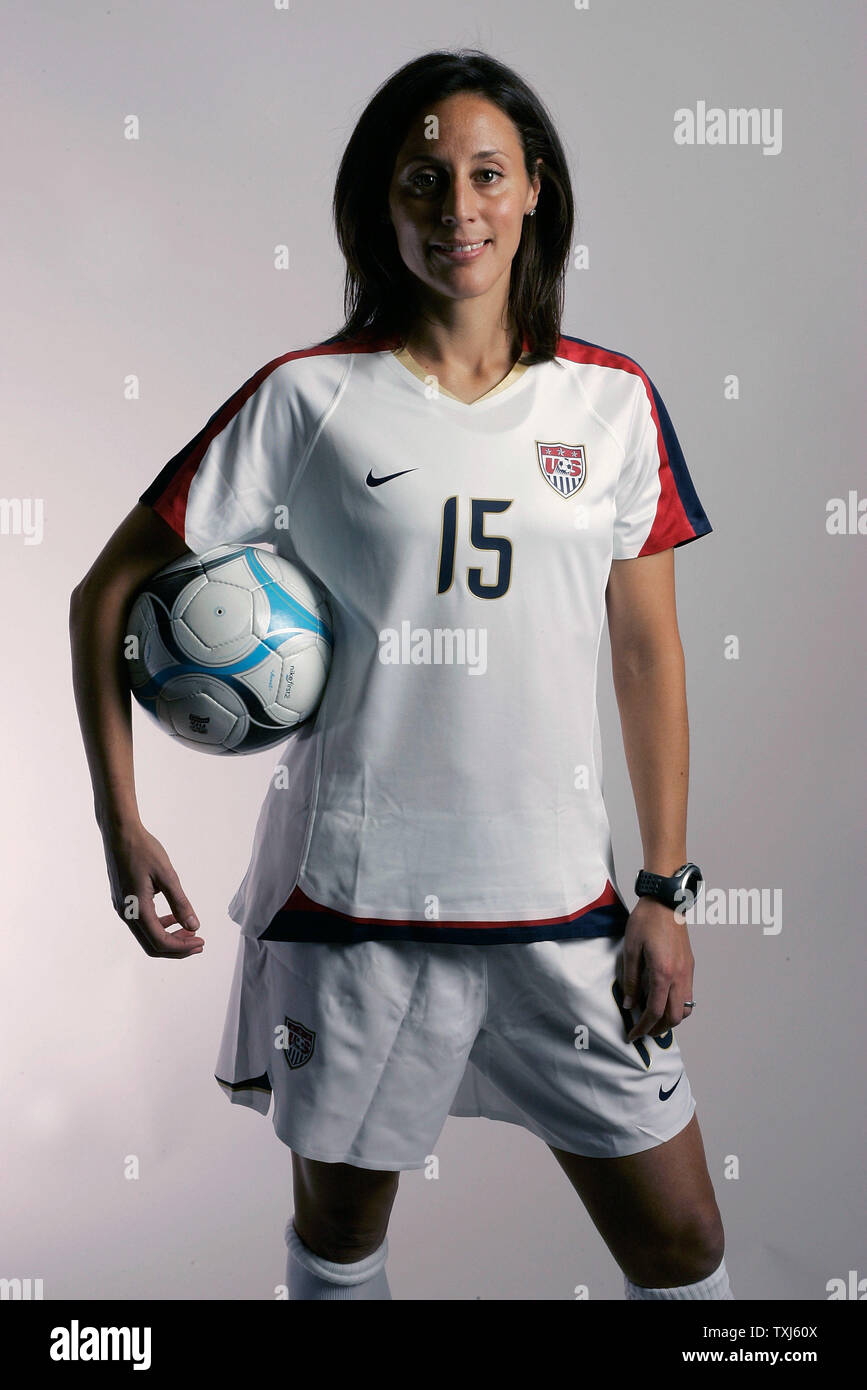 U.S. women's soccer team member Kate Markgraf (15) poses for a portrait ...