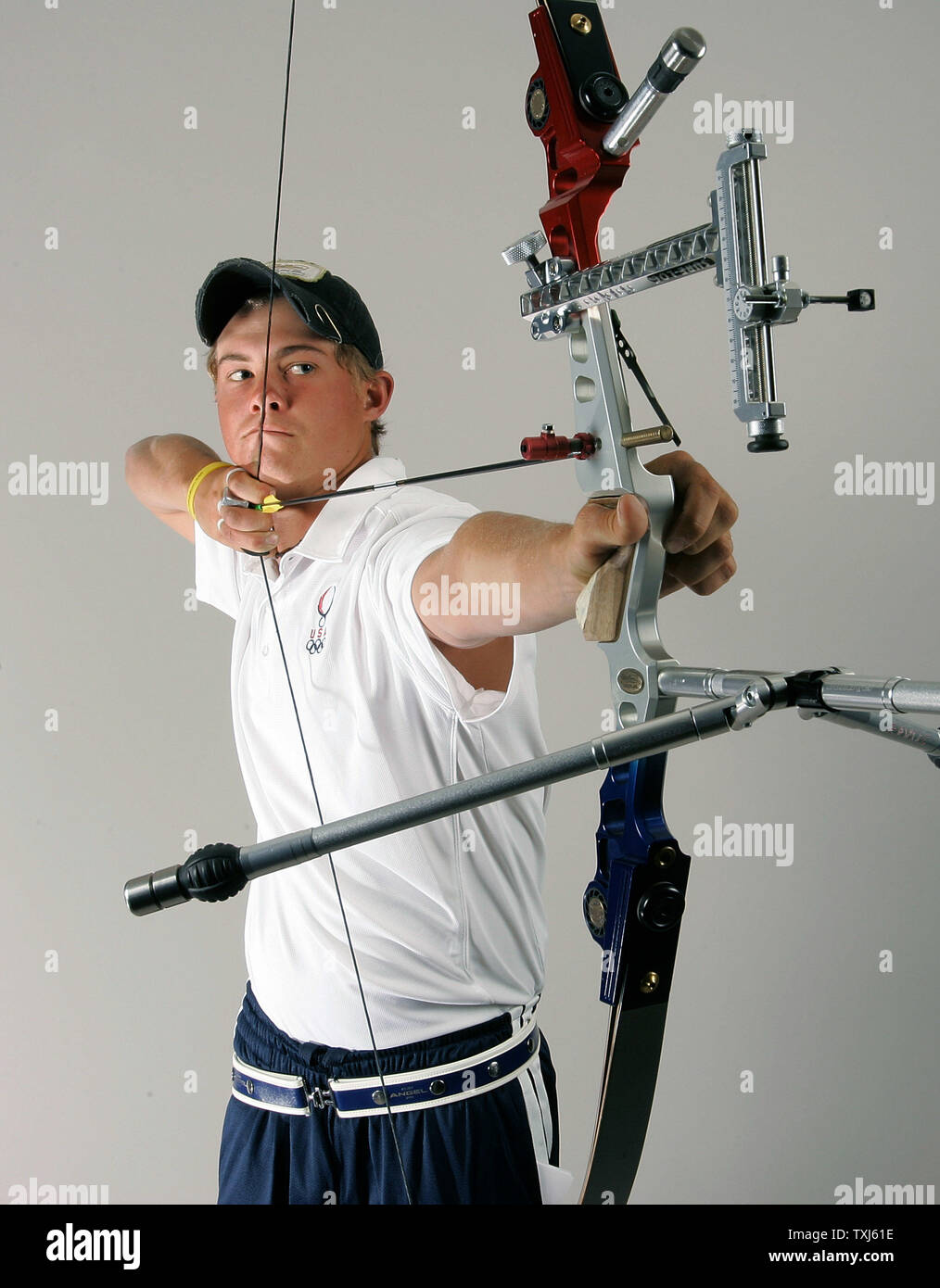 Archer Brady Ellison poses for a portrait at the 2008 U.S. Olympic Team ...