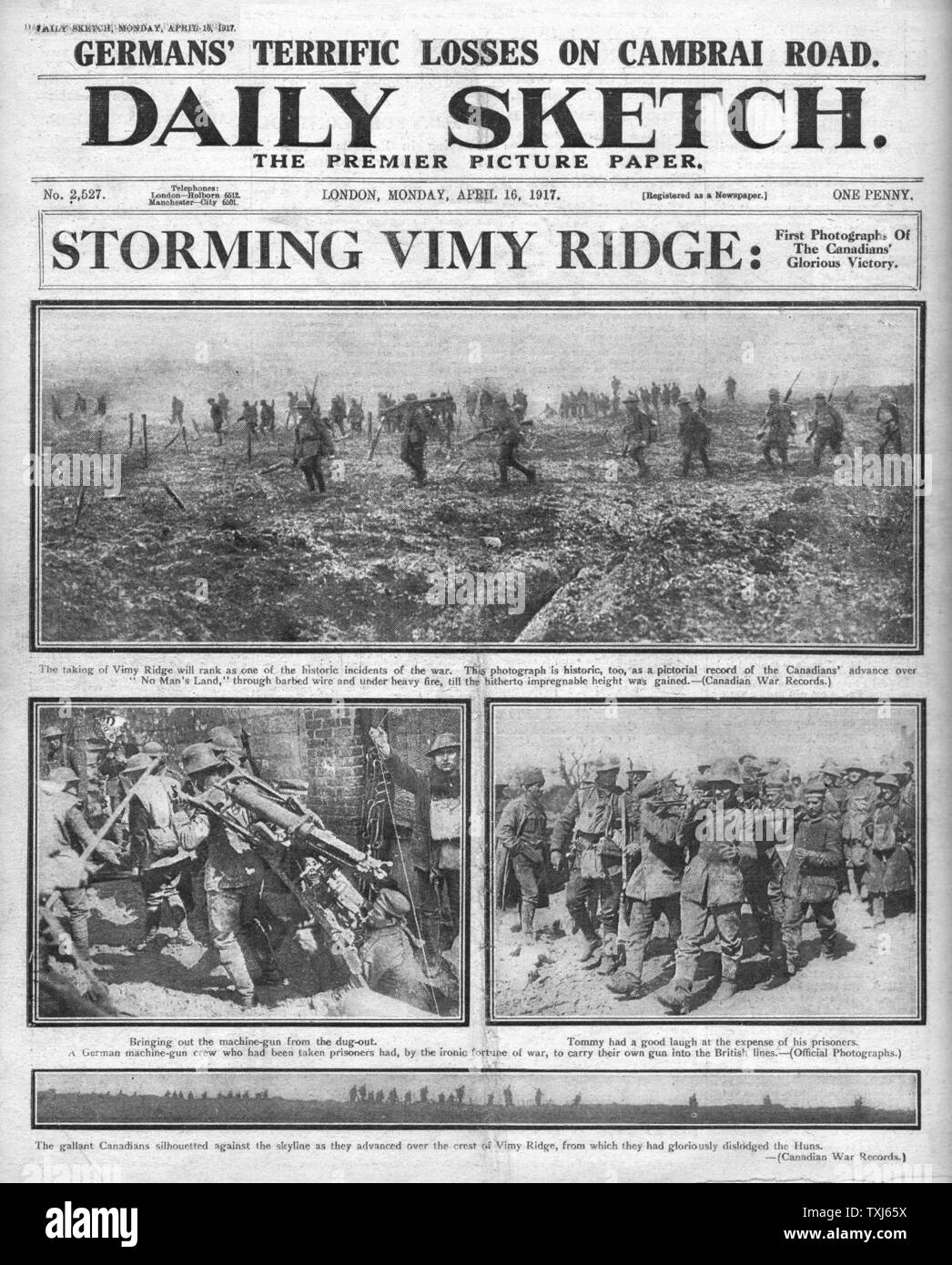 Battle of vimy ridge hi-res stock photography and images - Alamy