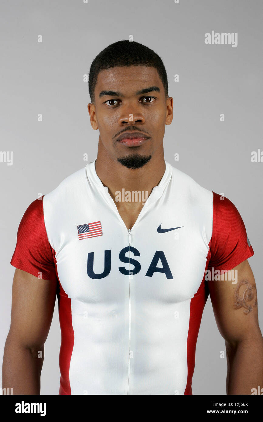 Track and Field athlete Terrence Trammell poses for a portrait at the ...