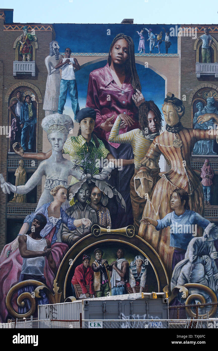 The "Common threads" mural in Philadelphia, PA, USA Stock Photo - Alamy
