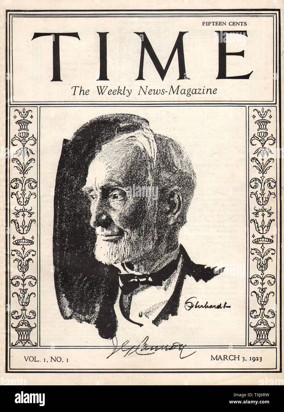 First page of time magazine hi-res stock photography and images - Alamy