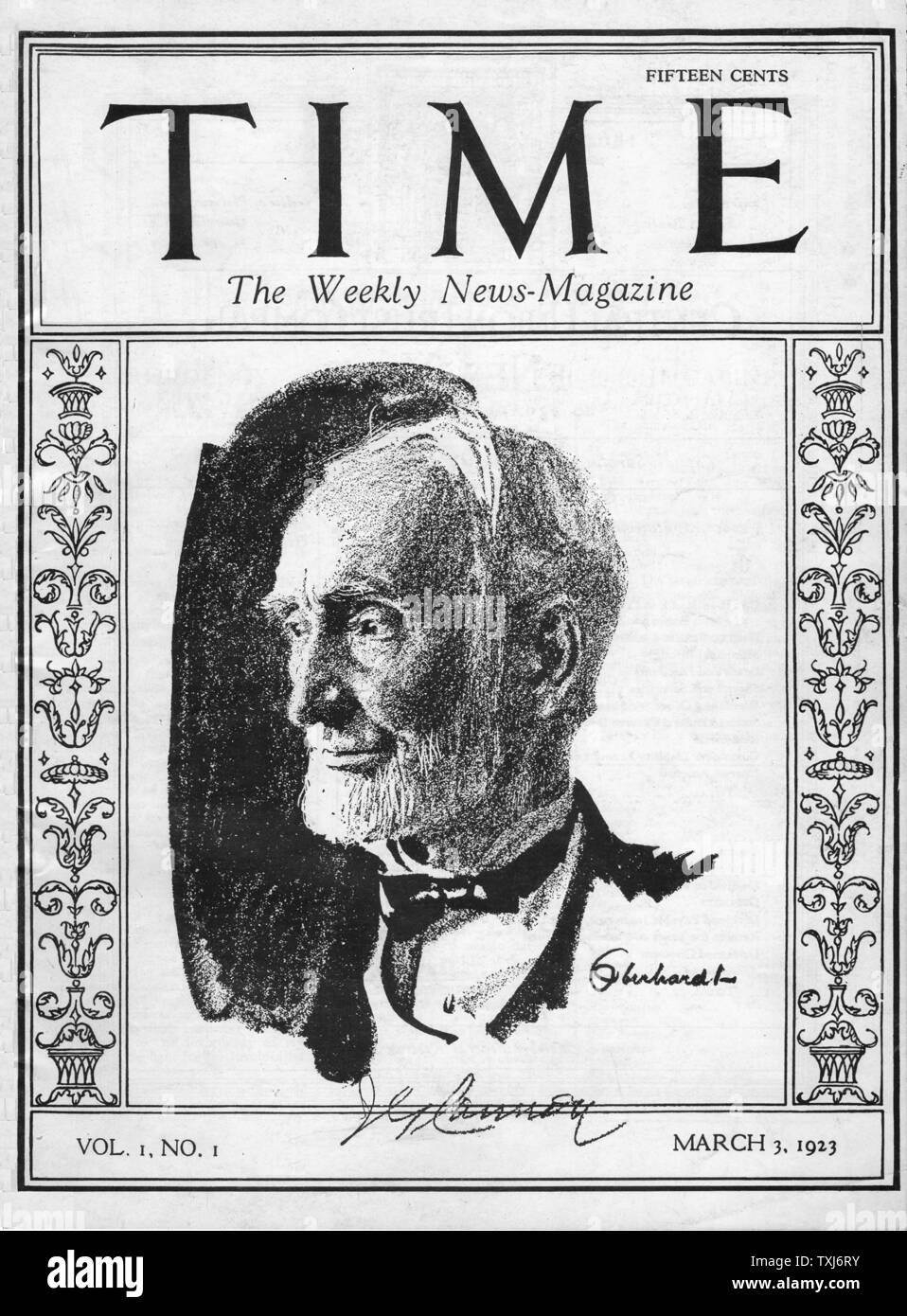 Time magazine first page hi-res stock photography and images - Alamy