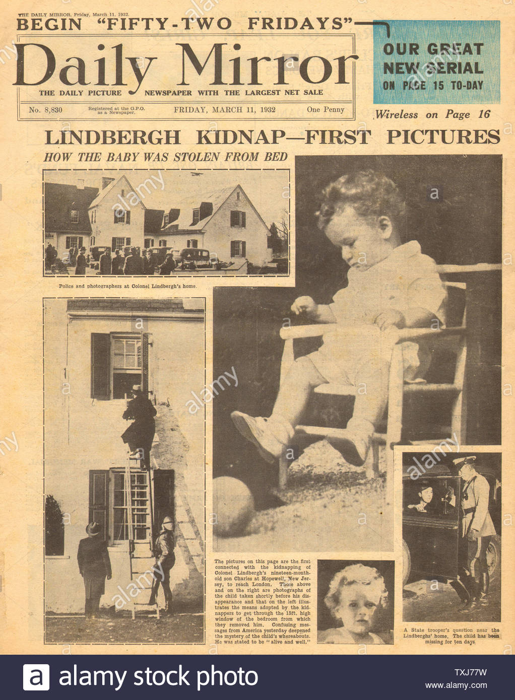 Lindbergh Baby High Resolution Stock Photography and Images - Alamy