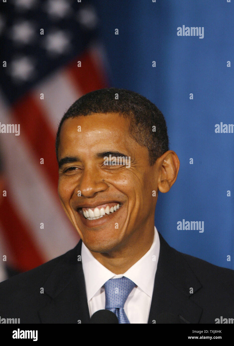 President-elect Barack Obama speaks during a news conference in Chicago ...