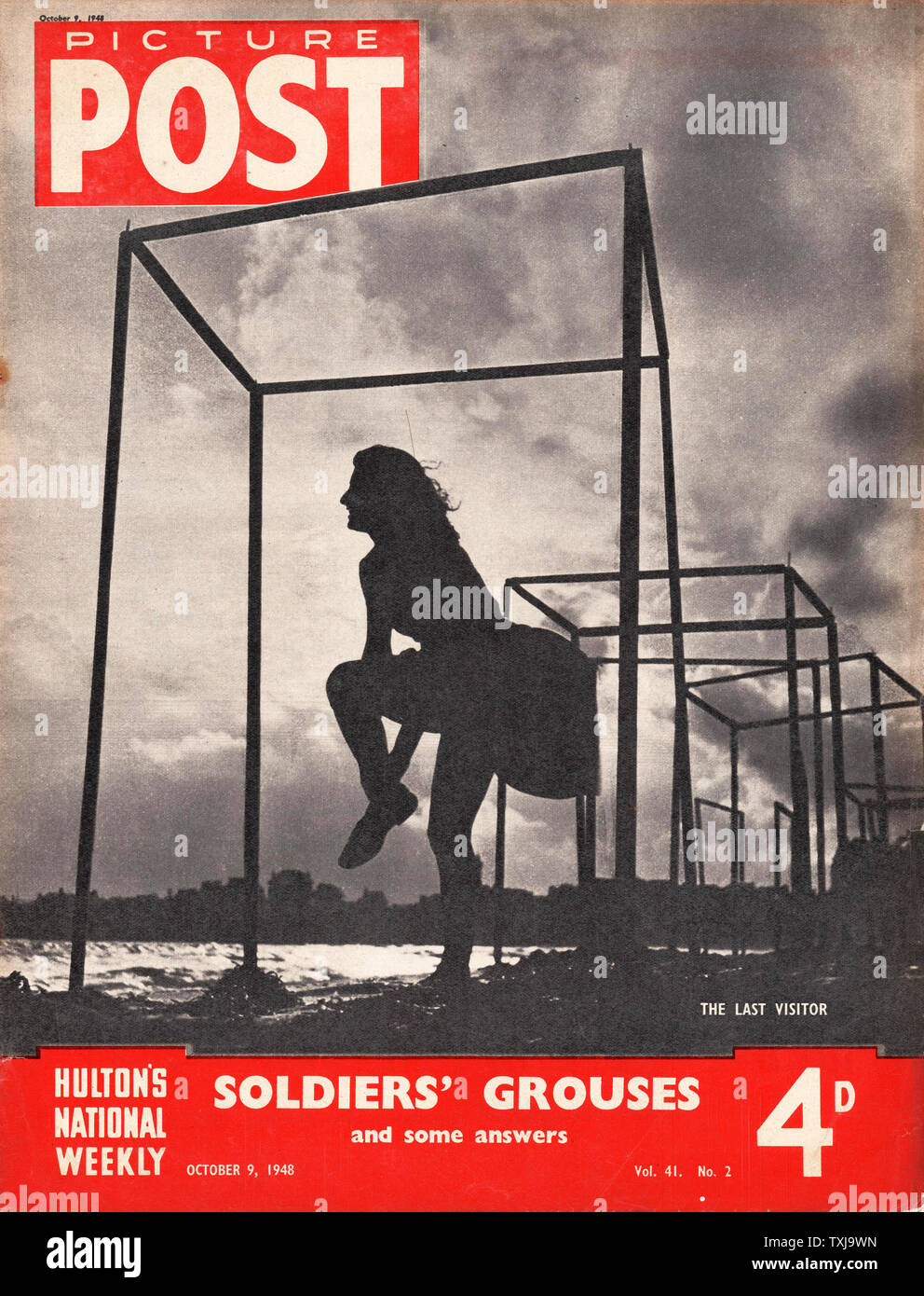 1948 Picture Post magazine front page showing the silhouette of a lady ...