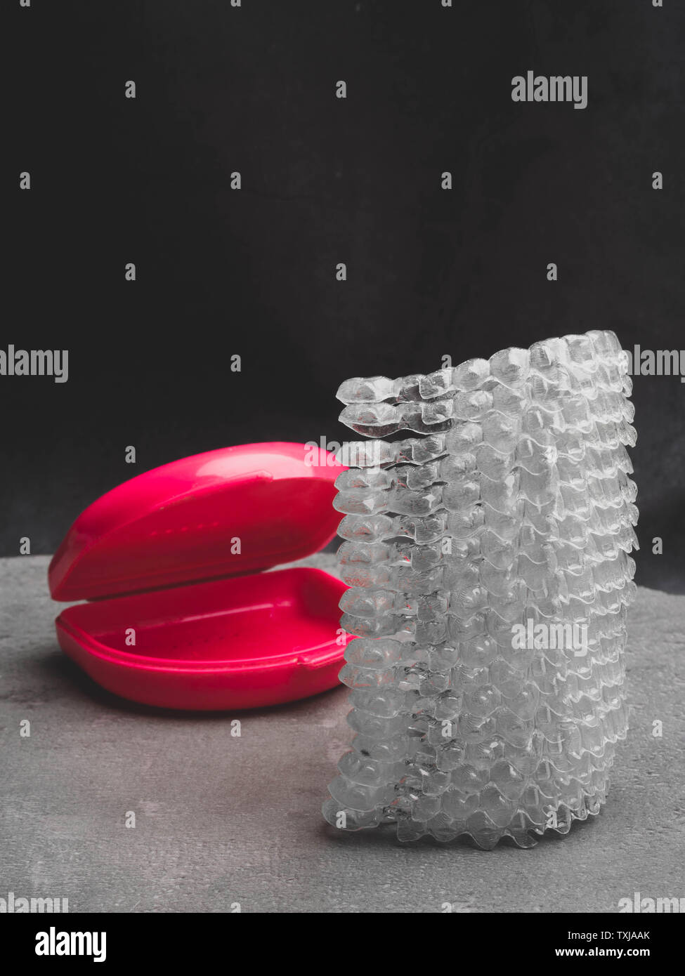 Teeth braces retainer container hi-res stock photography and images - Alamy