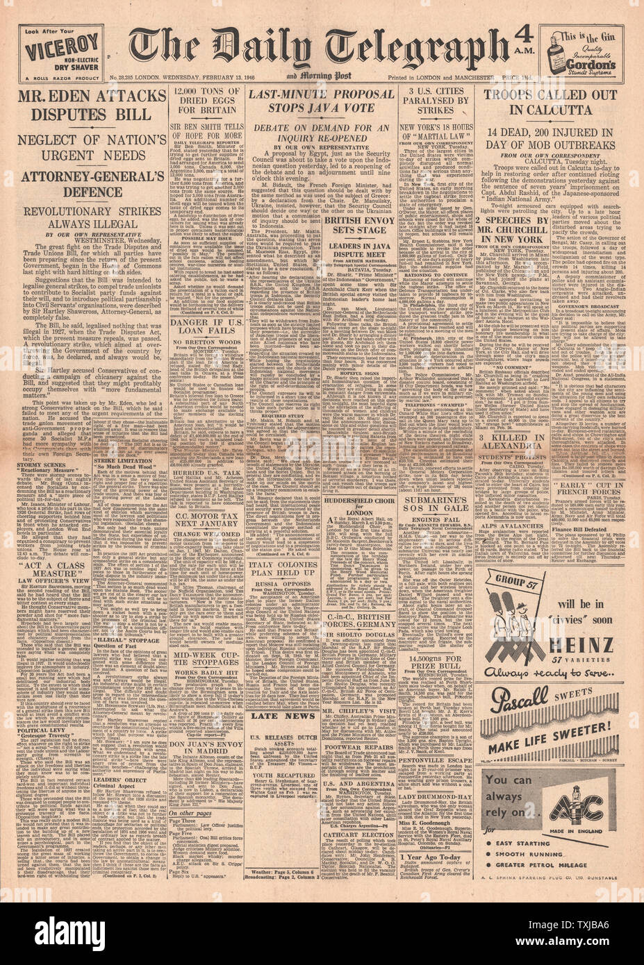 Calcutta 1946 hi-res stock photography and images - Alamy