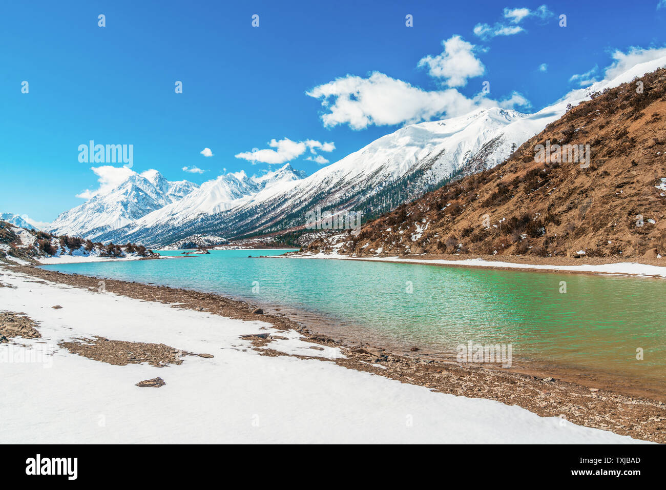Spring Lianwu Lake Stock Photo - Alamy