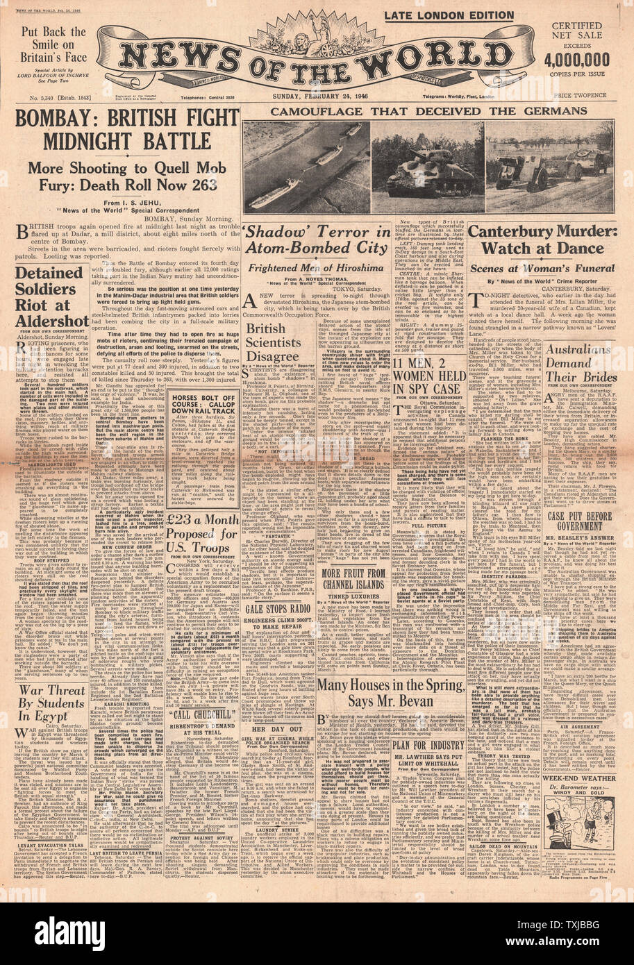 Calcutta riots 1946 hi-res stock photography and images - Alamy