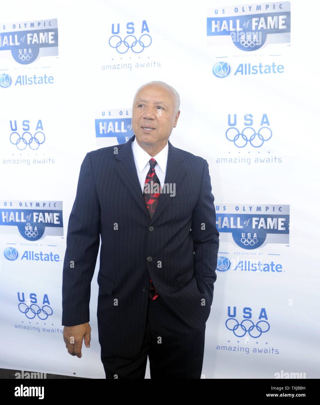 Dream Team coach Lenny Wilkens arrives on the blue carpet at the U.S ...