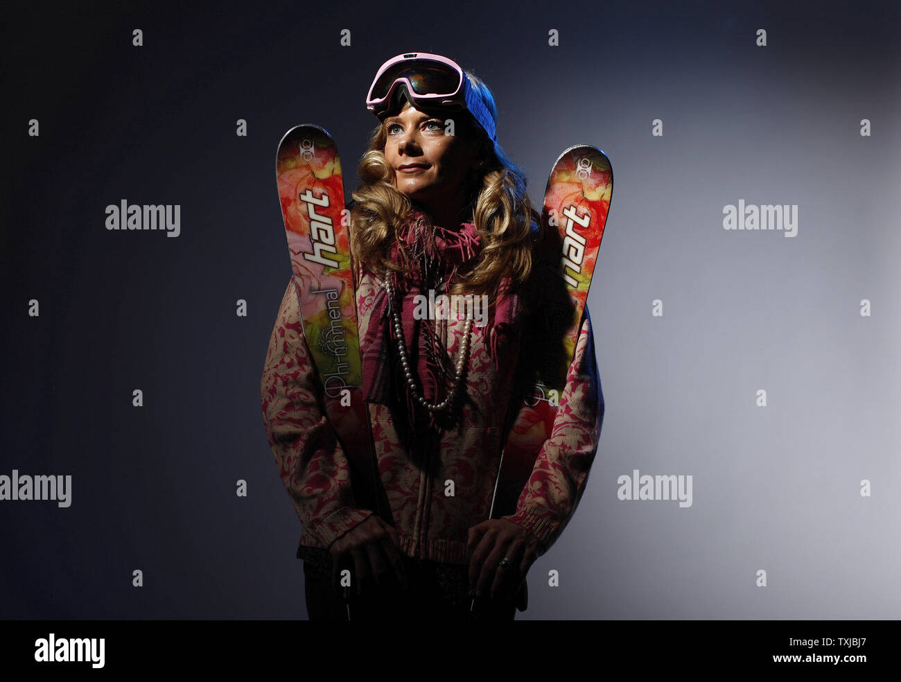 Moguls skier Michelle Roark poses for a portrait at the 2010 United ...