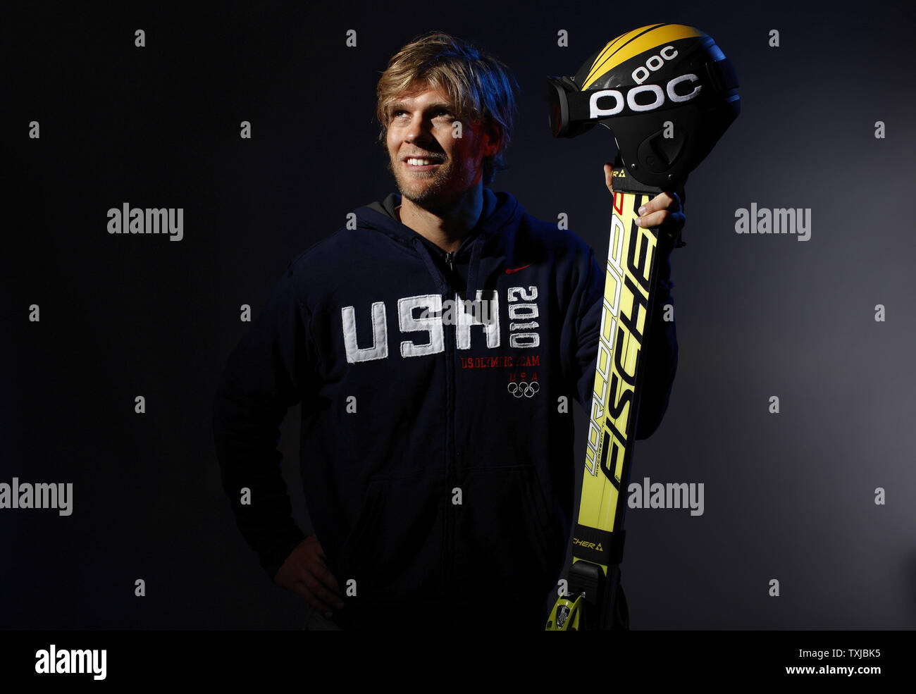 Alpine skier Steven Nyman poses for a portrait at the 2010 United ...