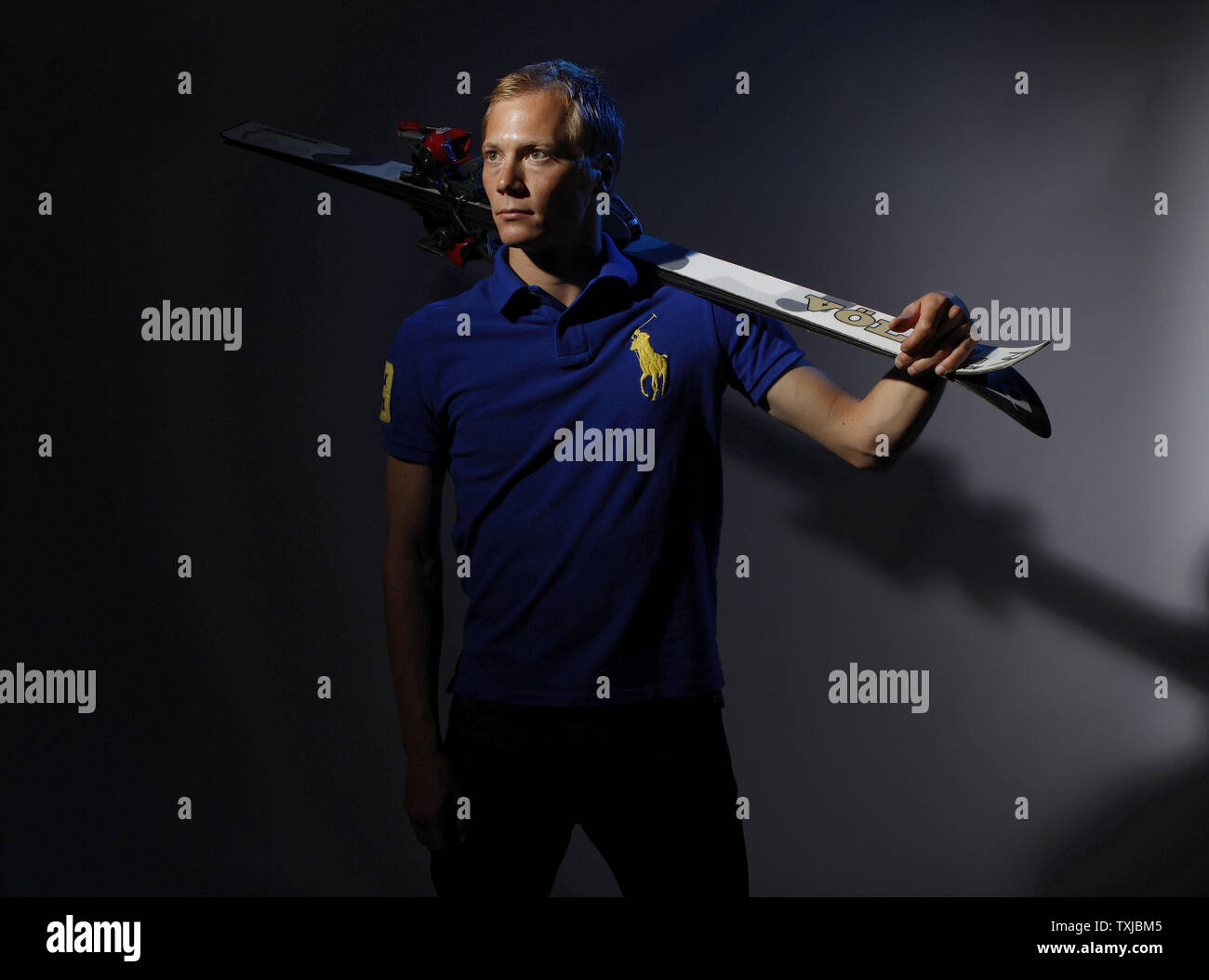 Aerials skier Ryan St. Onge poses for a portrait at the 2010 United ...