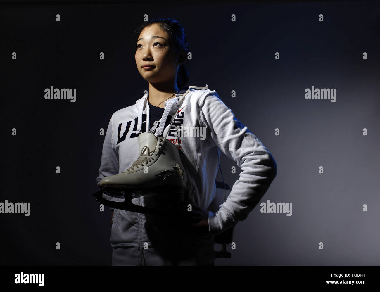 Ladies figure skater Mirai Nagasu poses for a portrait at the 2010 ...
