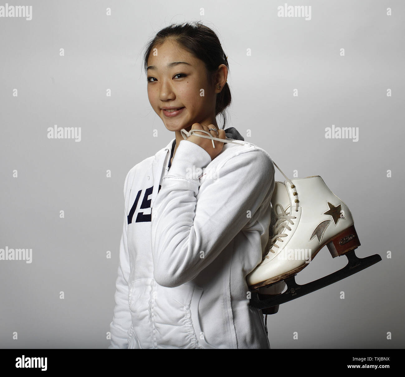 Ladies figure skater Mirai Nagasu poses for a portrait at the 2010 ...
