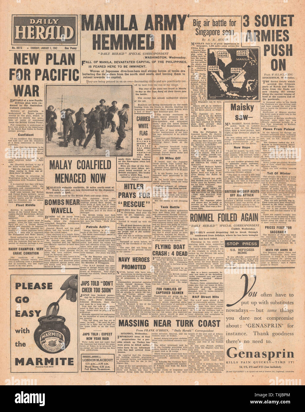Newspaper of manila hi-res stock photography and images - Alamy