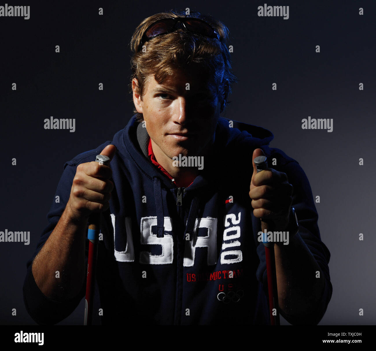 Cross country skier Kris Freeman poses for a portrait at the 2010 ...