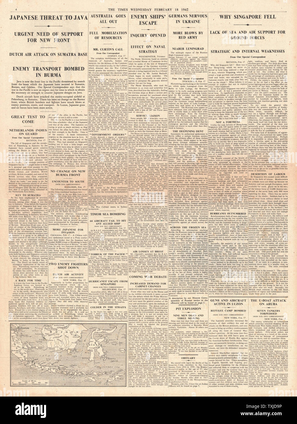 Battle java sea 1942 hi-res stock photography and images - Alamy