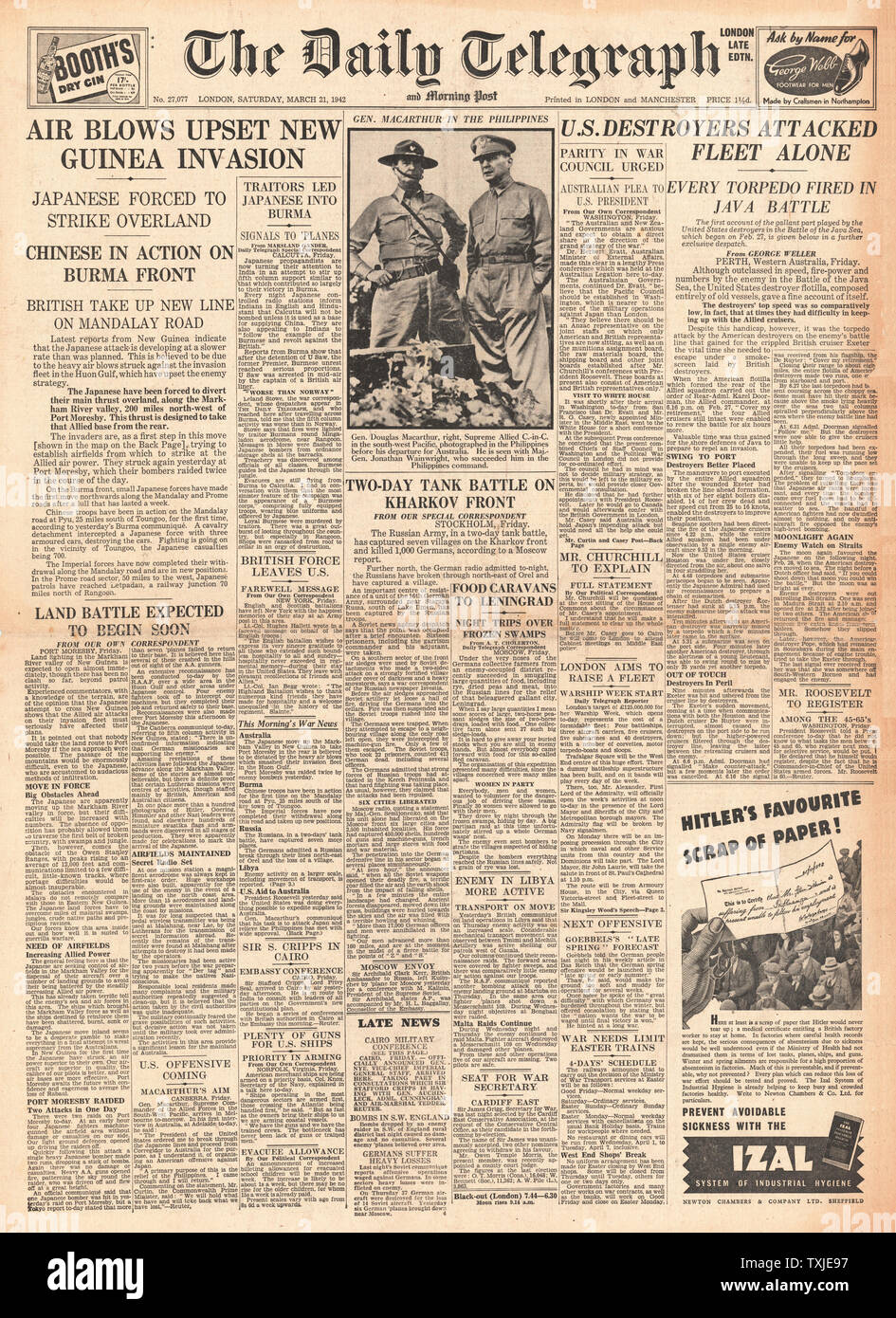 Daily Telegraph Battle Of Britain High Resolution Stock Photography and ...