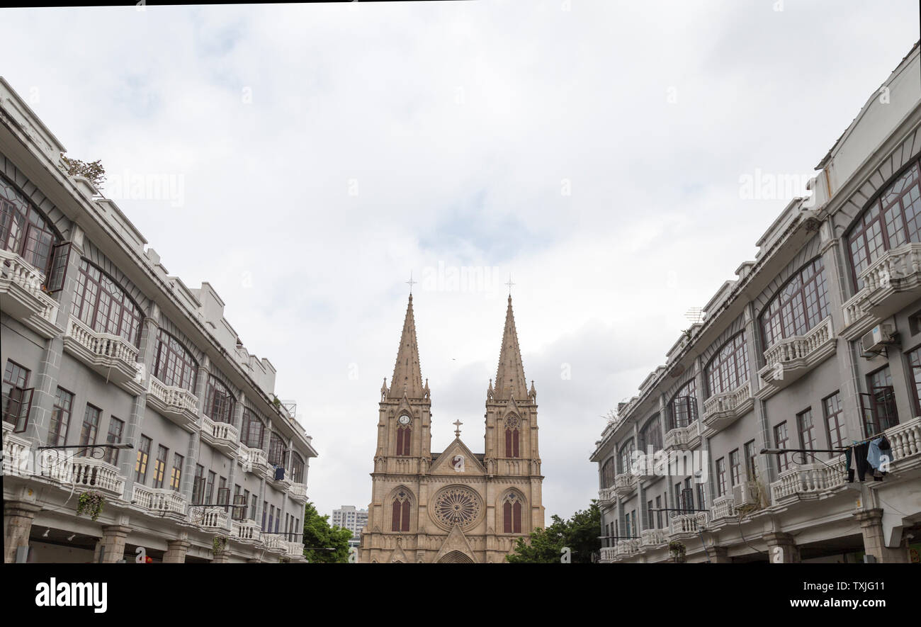 Chapel of guangzhou stone room sacred heart cathedral hi-res stock ...